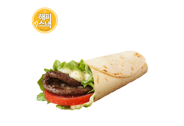 Changnyeong Garlic Beef Snack Wrap | McDonald's